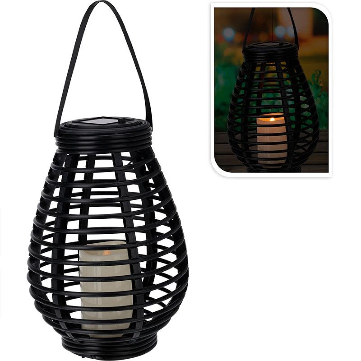 Solcelle Lanterne Oval til 119 kr. på Temashop.dk