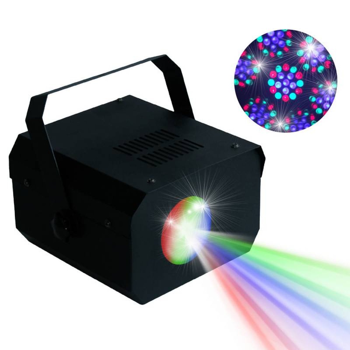 Lydaktiveret RGB Lys Projektør til 379 kr. på Temashop.dk