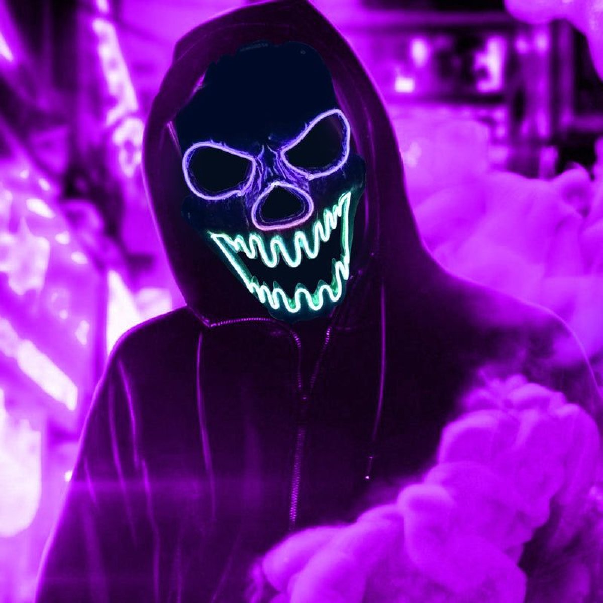 Monster LED Maske til 189 kr. på Temashop.dk