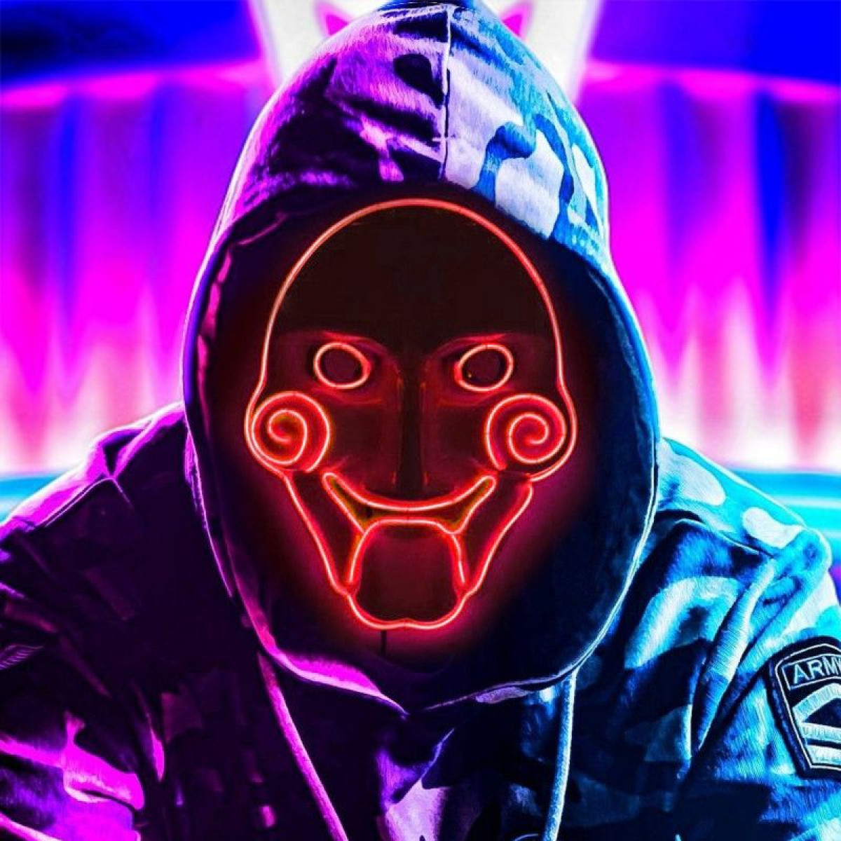 Køb Jigsaw LED Maske til kun 199 kr | Temashop.dk