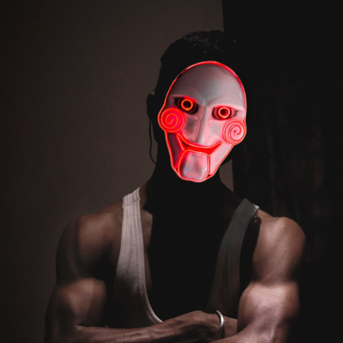 Køb Jigsaw LED Maske til kun 199 kr | Temashop.dk