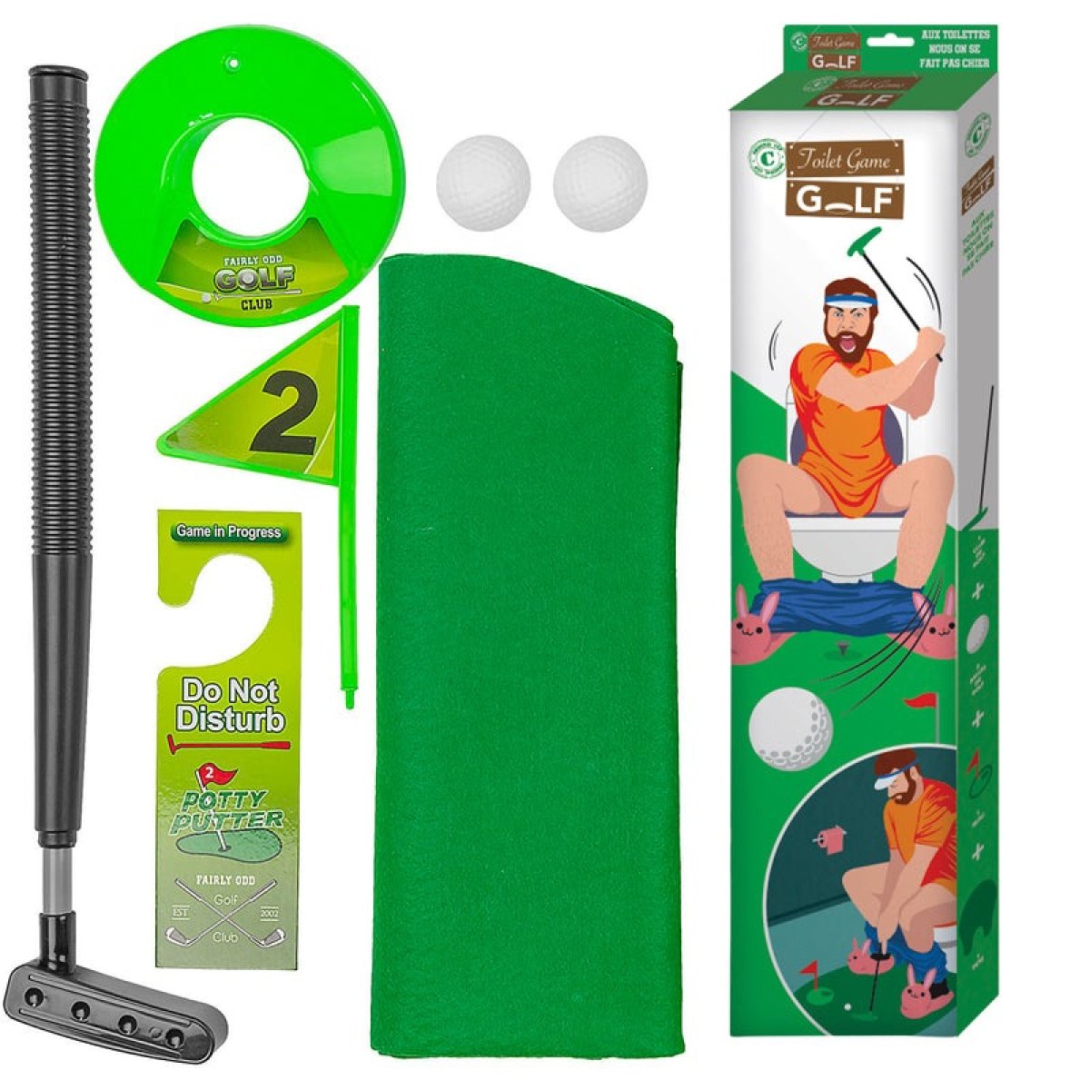 Toilet Mini Golf til 119 kr. på Temashop.dk