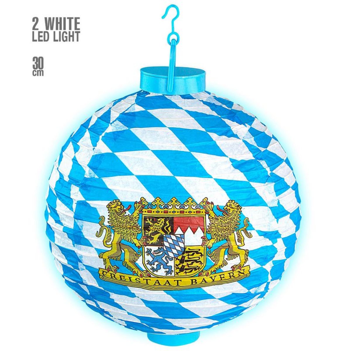 Oktoberfest Rispapirslampe LED til 39 kr. på Temashop.dk