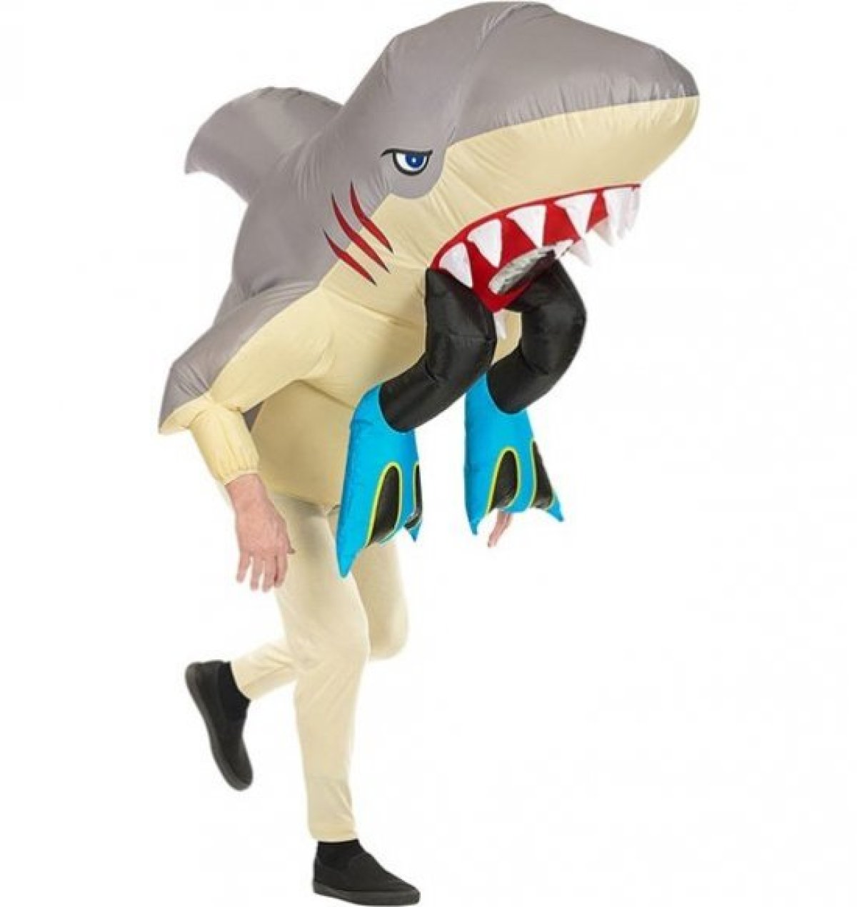 Køb Oppustelig Hajangreb Kostume til kun 449 kr | Temashop.dk