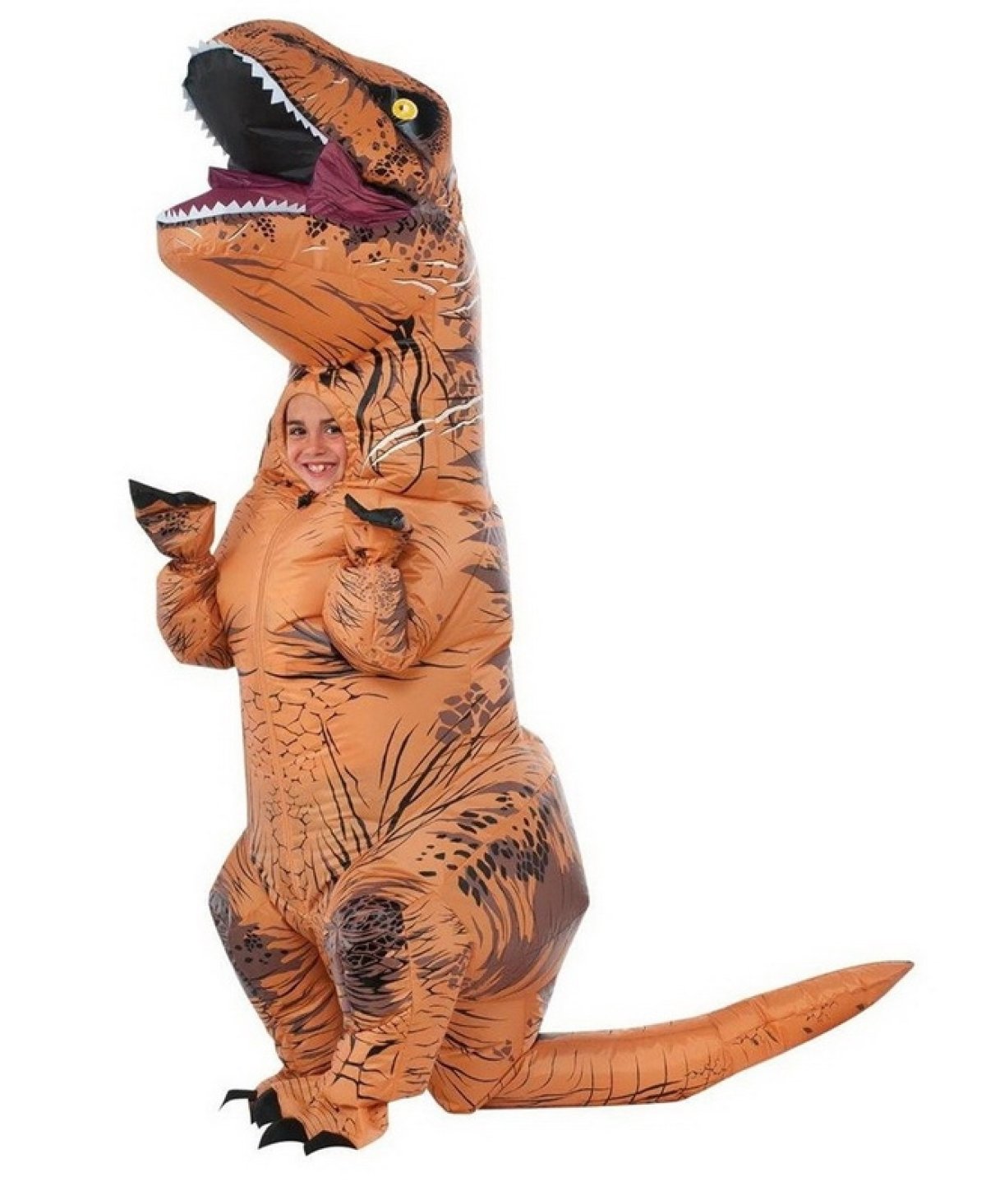 Oppustelig T-Rex Børnekostume til 599 kr. på Temashop.dk