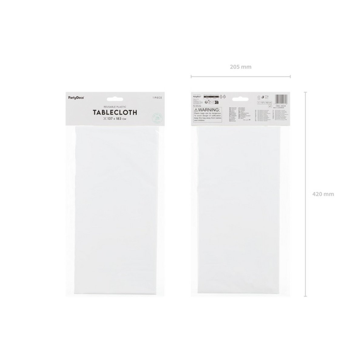 Polyester Dug Hvid til 29 kr. på Temashop.dk