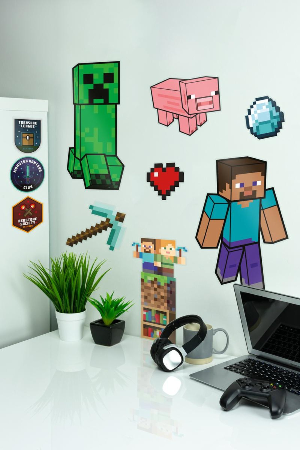 Køb Minecraft Wallsticker til kun 129 kr | Temashop.dk
