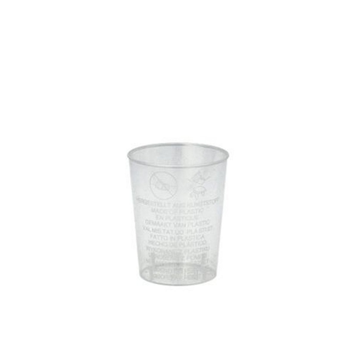 Køb Plastik Snapsglas til kun 39 kr | Temashop.dk