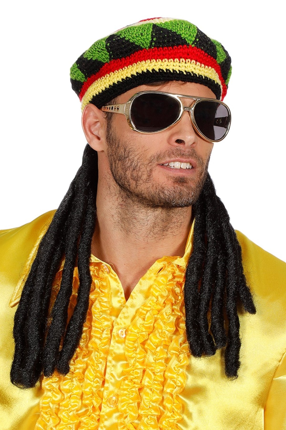 Rasta Hat med Hår til 129 kr. på Temashop.dk