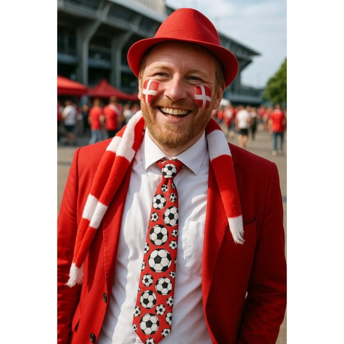 Danmark Fodbold Slips til 99 kr. på Temashop.dk