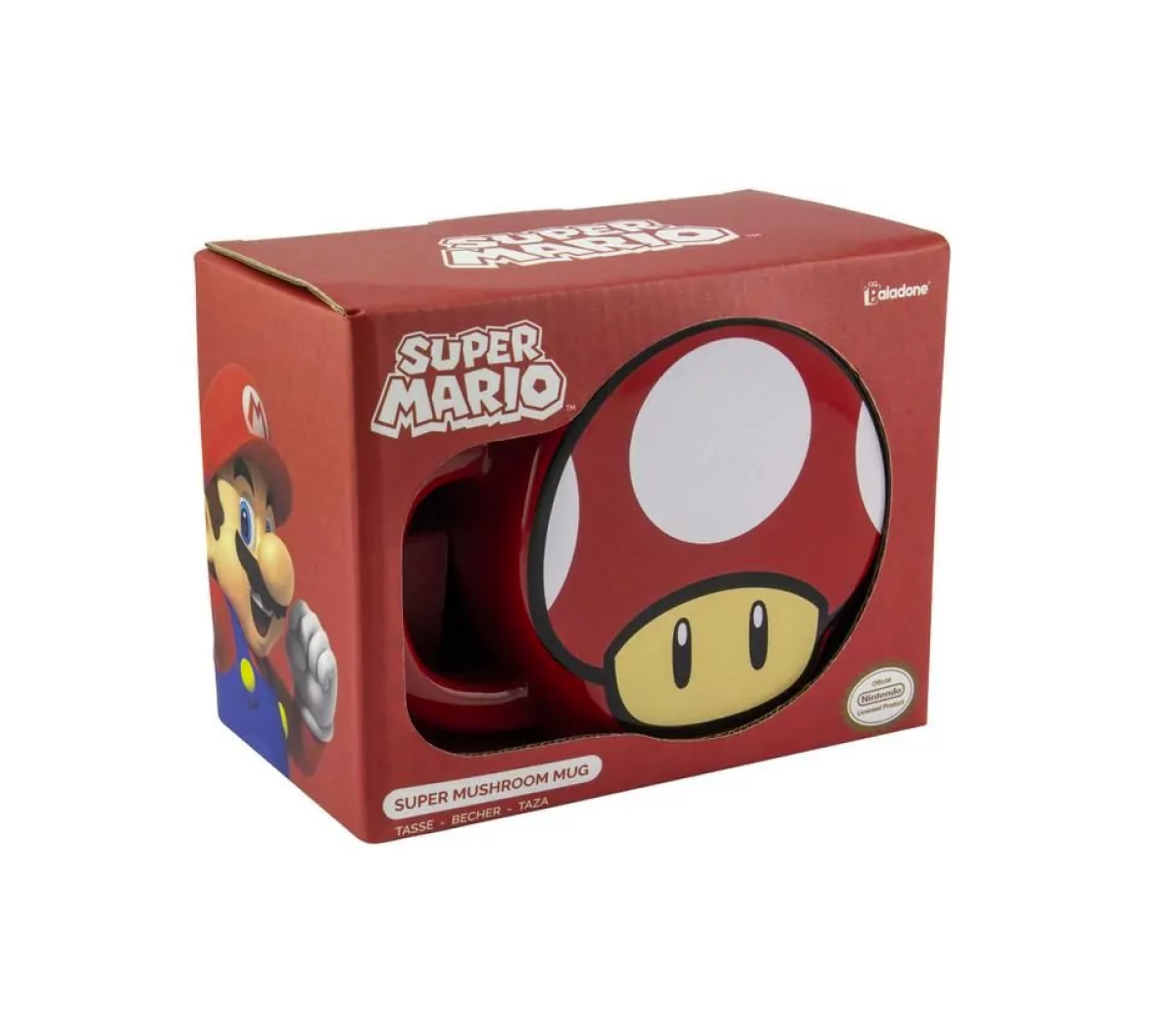 Super Mario: Rød Svamp Krus til 119 kr. på Temashop.dk
