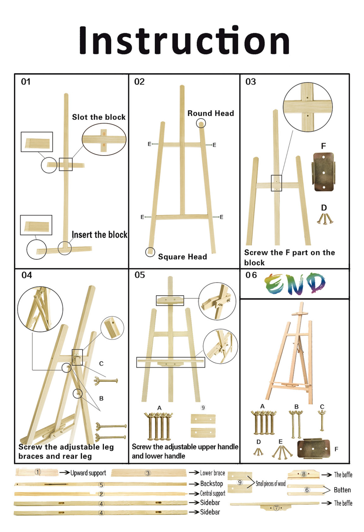 Træ Staffeli til 249 kr. på Temashop.dk