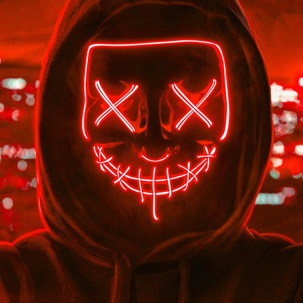 LED Maske - Køb LED masker med lys i på Temashop.dk