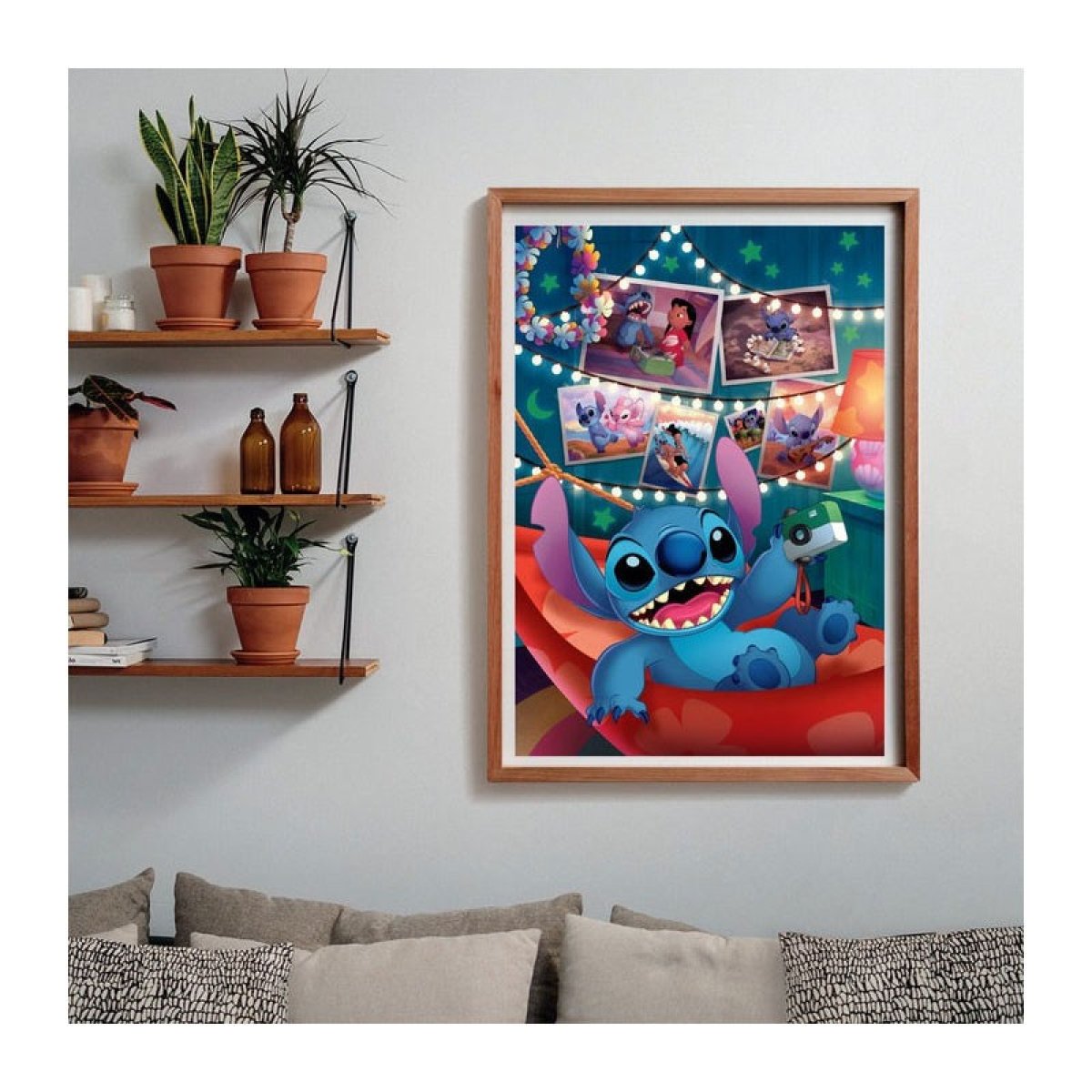 Stitch® 1000 Brikker Fotovæg Puslespil til 159 kr. på Temashop.dk