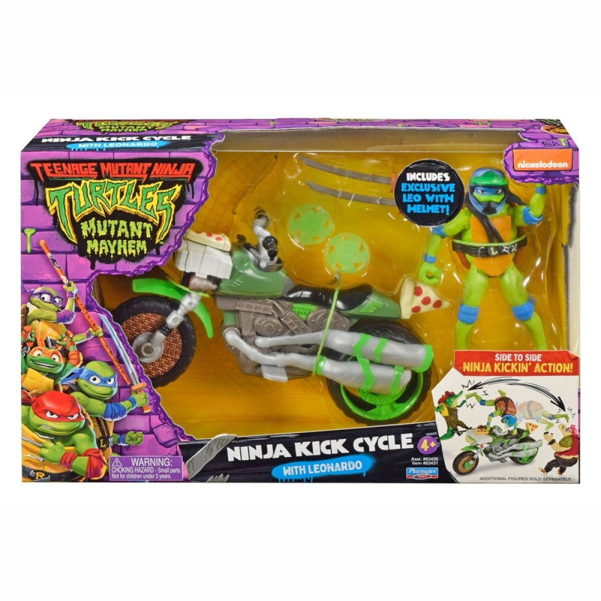 Teenage Mutant Ninja Turtles® Mutant Mayhem Ninja Kick Cycle Motorcykel ...