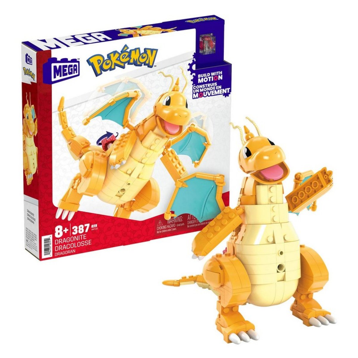 Pokémon® Dragonite Byggesæt Orange til 429 kr. på Temashop.dk