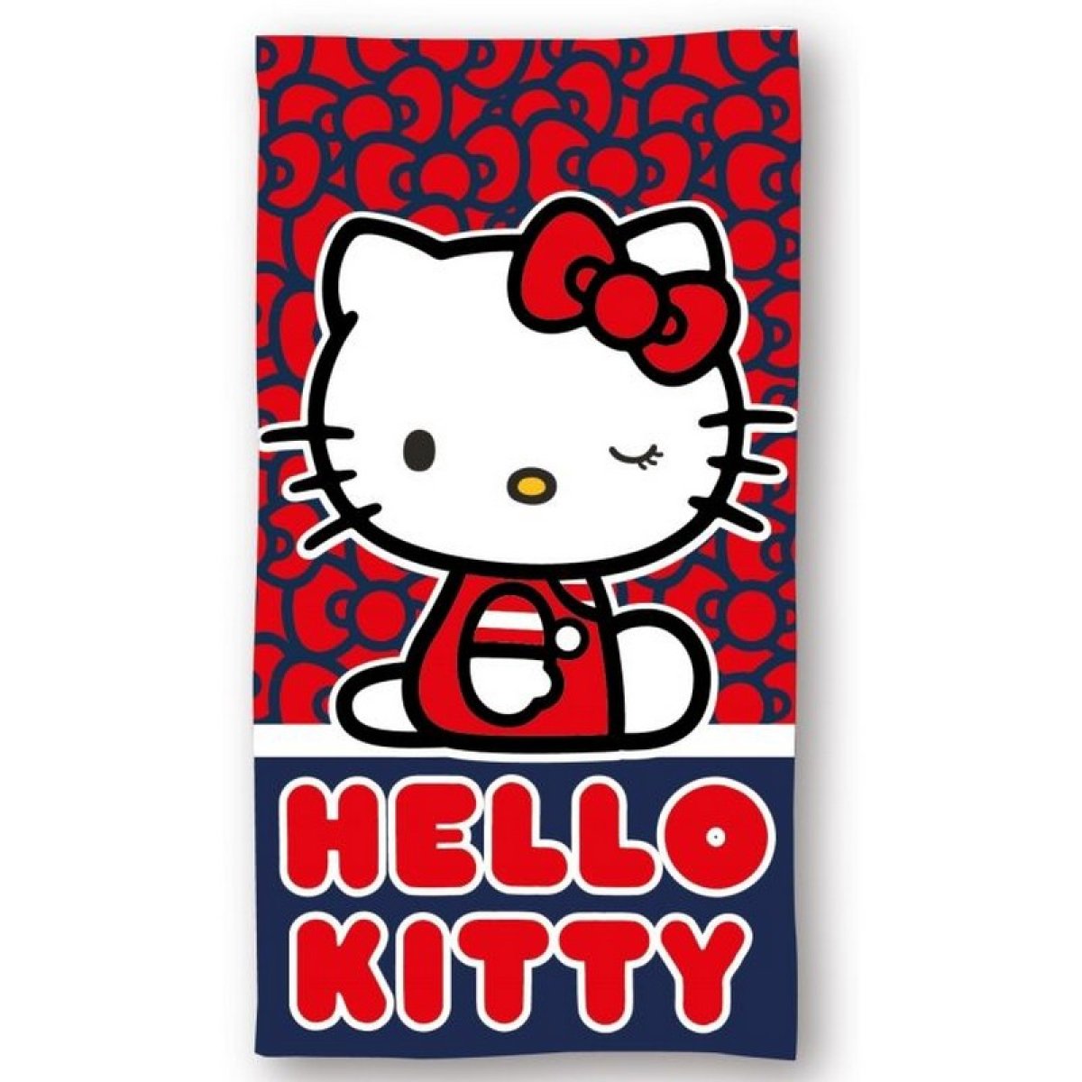 Hello Kitty® Strandhåndklæde Rød til 89 kr. på Temashop.dk