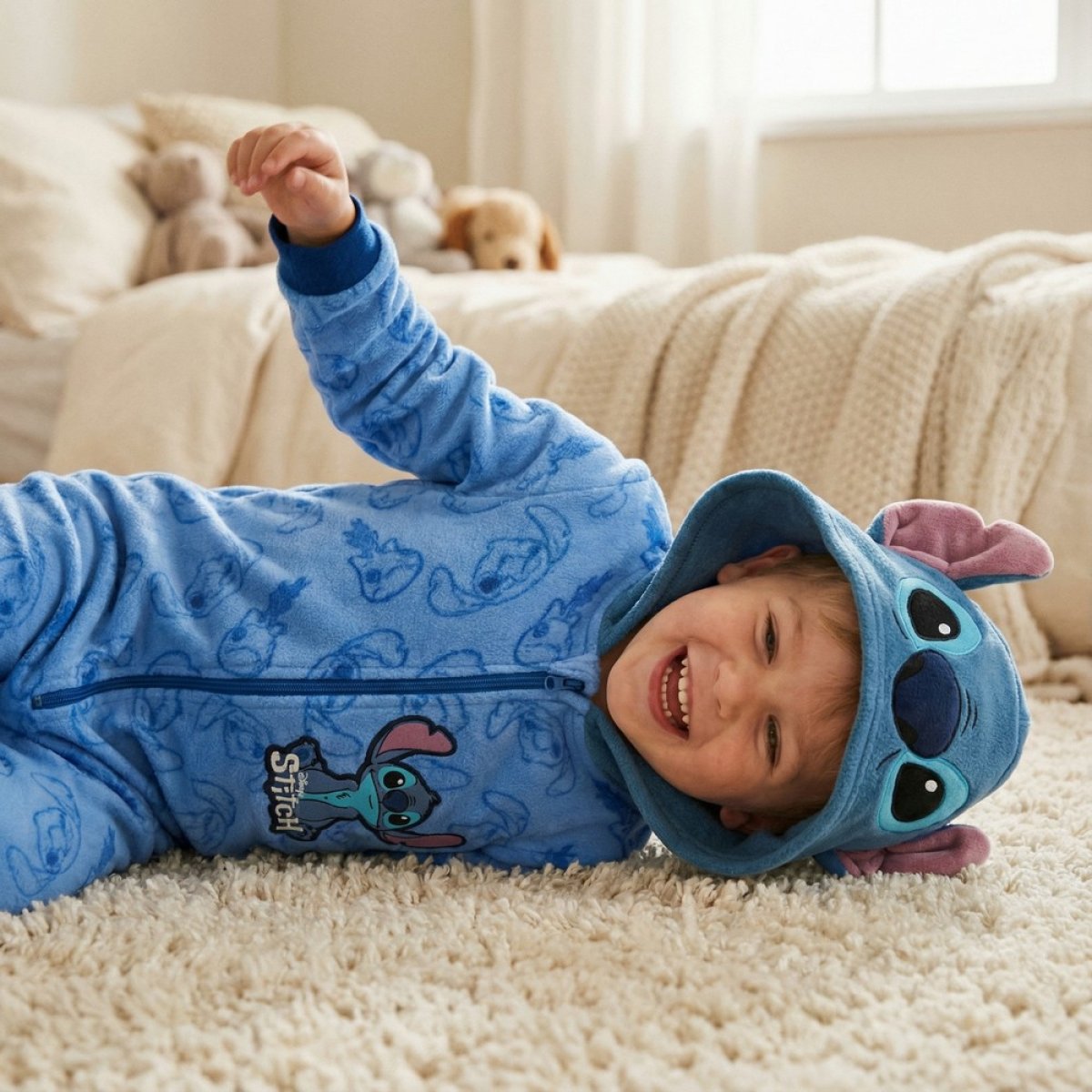 Lilo & Stitch® Børneonesie Blå til 169 kr. på Temashop.dk