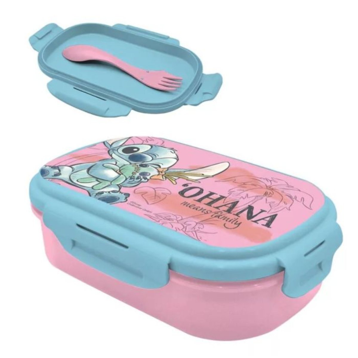 Lilo & Stitch® Madkasse Med Bestik til 69 kr. på Temashop.dk