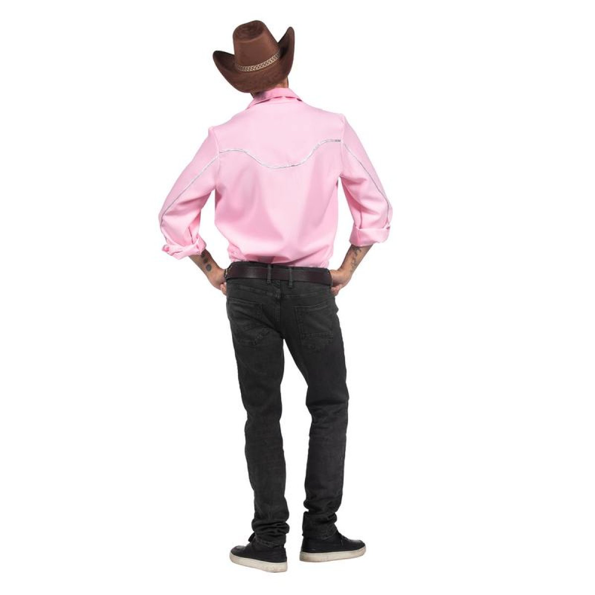 Cowboy Skjorte Lyserød til 299 kr. på Temashop.dk