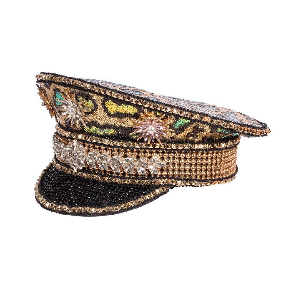 Burning Man Leopard Kaptajnhat til 299 kr. på Temashop.dk