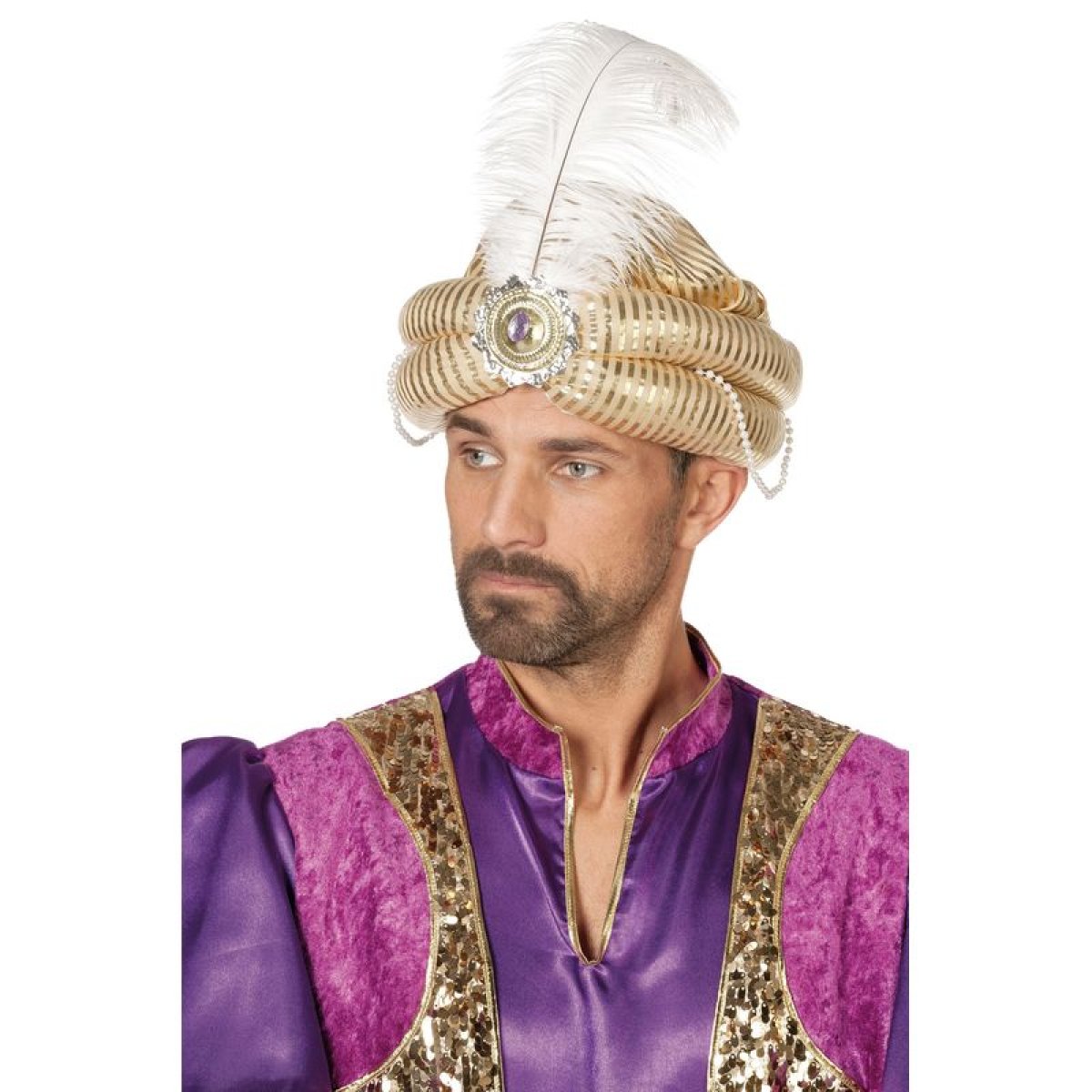 Sultan Turban Guld til 149 kr. på Temashop.dk