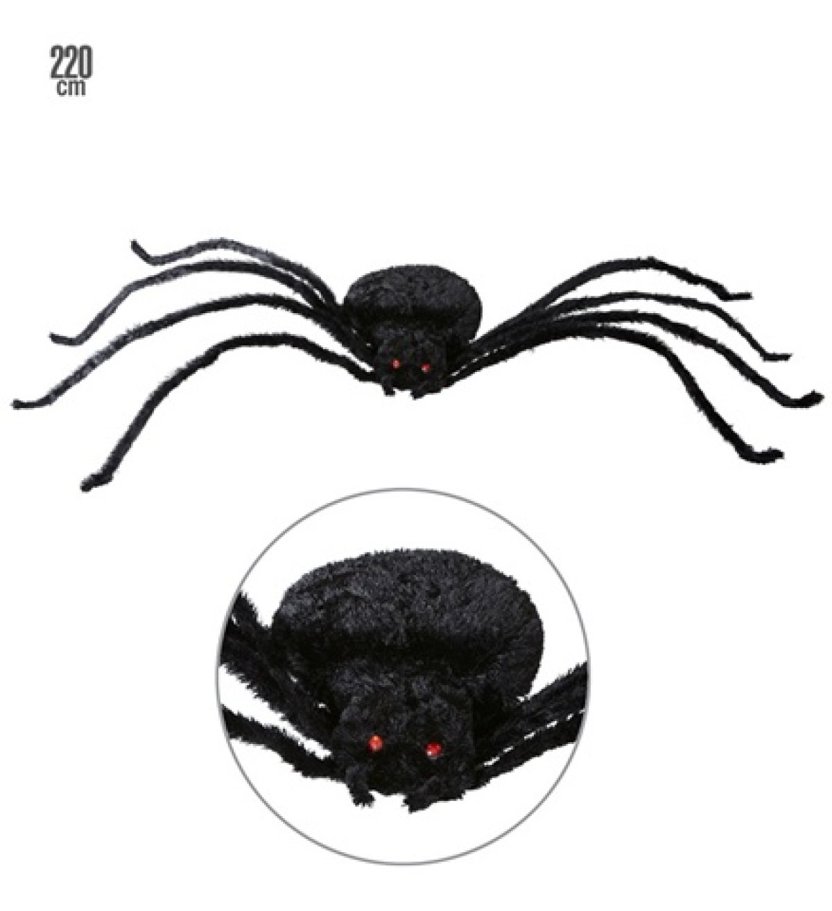 Kæmpe Bøjelig Edderkop Sort til 269 kr. på Temashop.dk