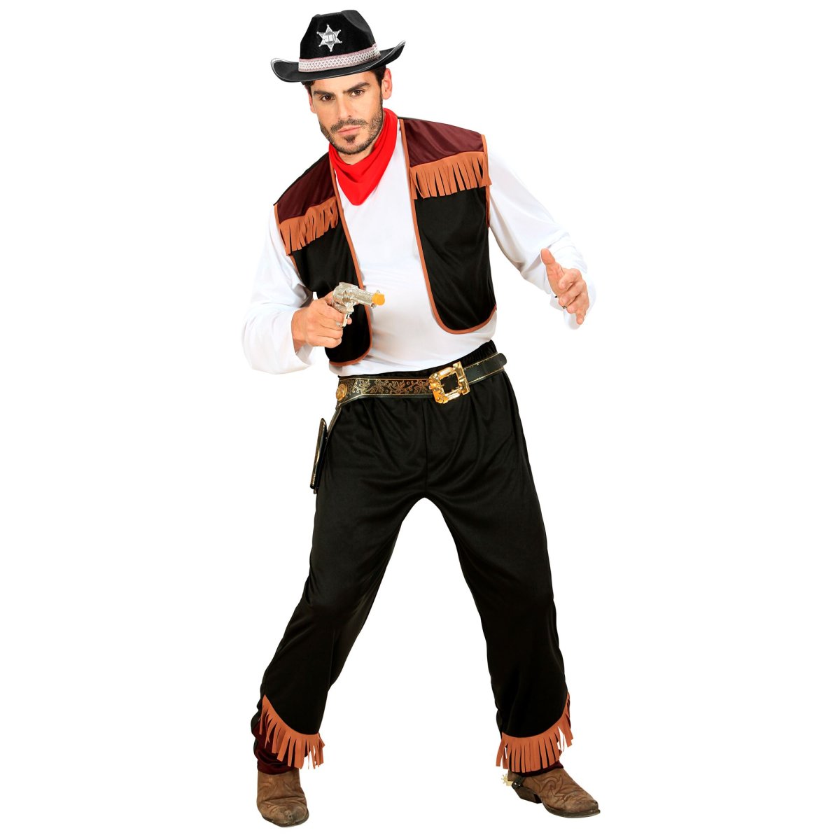 Klassisk Texas Cowboy Kostume til 199 kr. på Temashop.dk