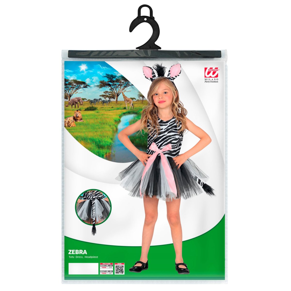 Zebra Tutu Børnekostume til 199 kr. på Temashop.dk