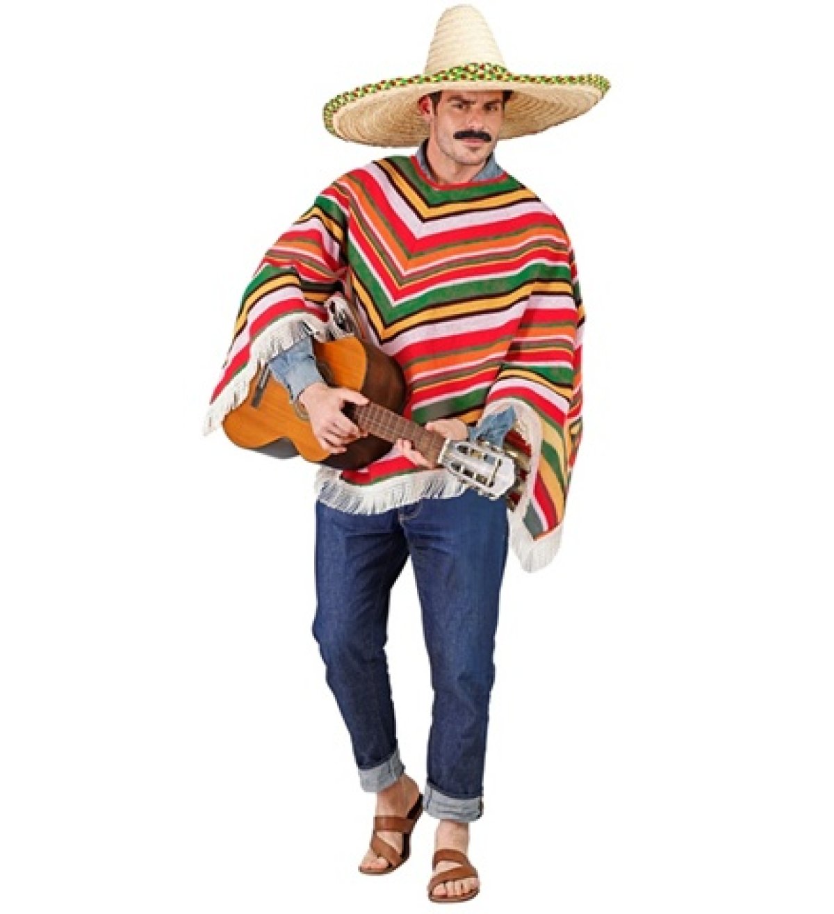 Mexicansk Fiesta Poncho til 199 kr. på Temashop.dk