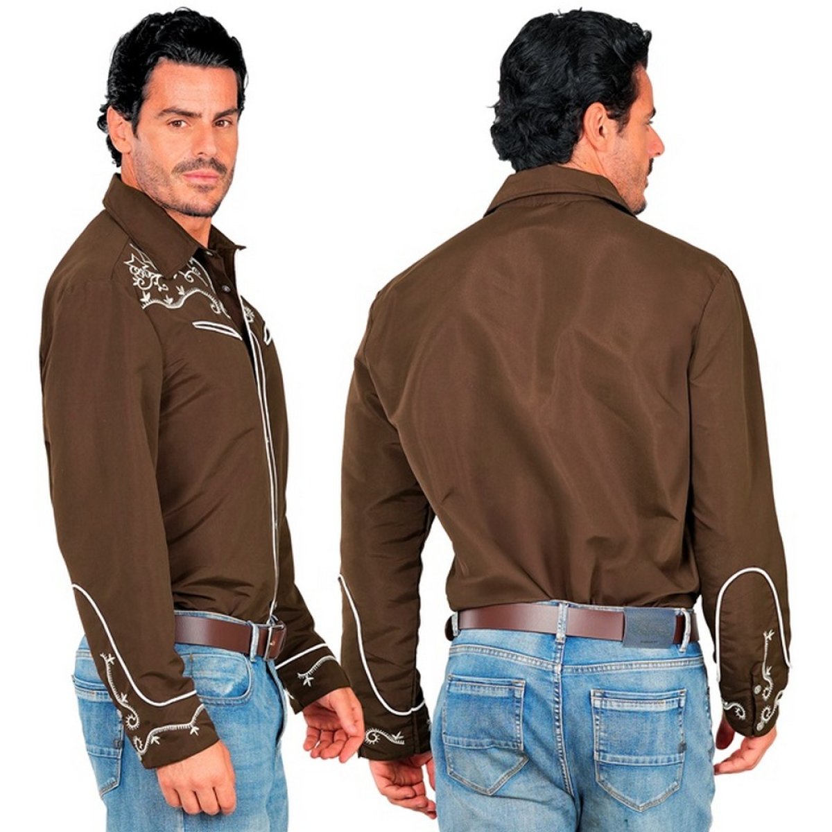 Cowboy Skjorte Brun Til 209 Kr På Temashop Dk