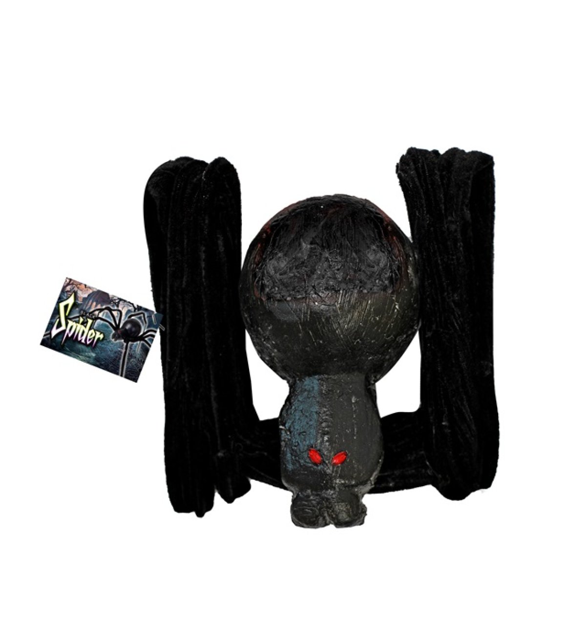 Stor Black Widow Edderkop Sort til 129 kr. på Temashop.dk