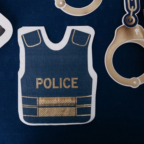 Politibil Centerpiece Dekoration til 129 kr. på Temashop.dk