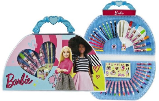 Barbie® Stempel- og Tegnesæt Kuffert til 149 kr. på Temashop.dk