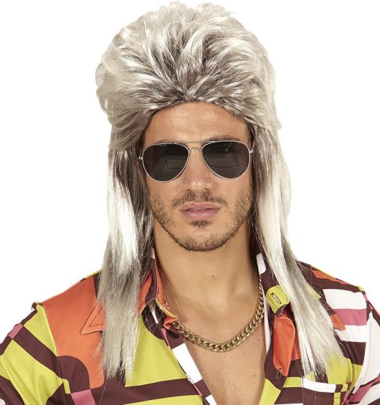 Köp 80-tal Peruk Mörkblond Här - Snabb Leverans - Temashop.se