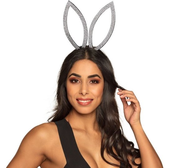 Halloween Kanin Maske Sort til 99 kr. på Temashop.dk