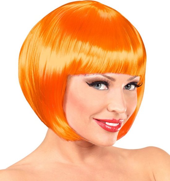 Orange paryk - Køb flotte orange parykker på Temashop.dk