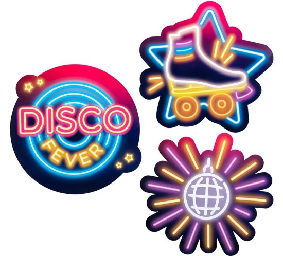 Disco Pynt - Køb discokugle og pynt til Disco Tema Fest her