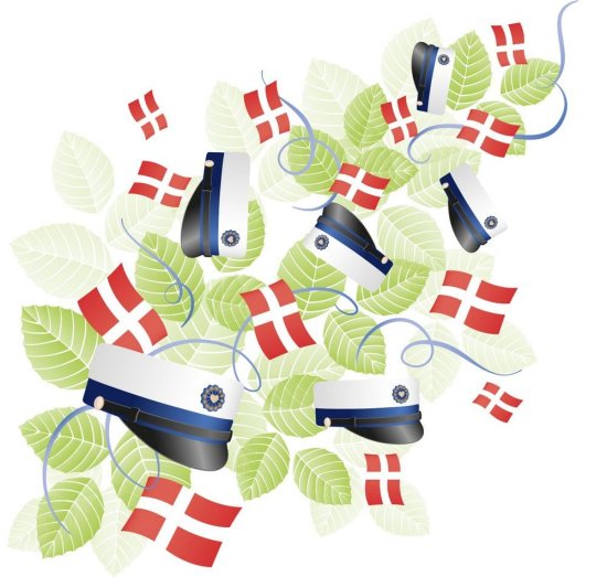 Studenter Servietter Blå til 25 kr. på Temashop.dk