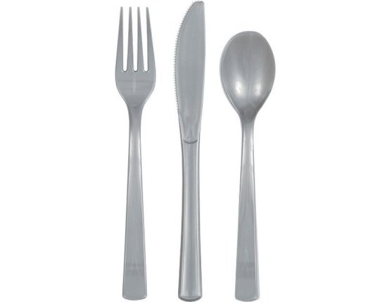 Plastik Bestik Sort til 19 kr. på Temashop.dk