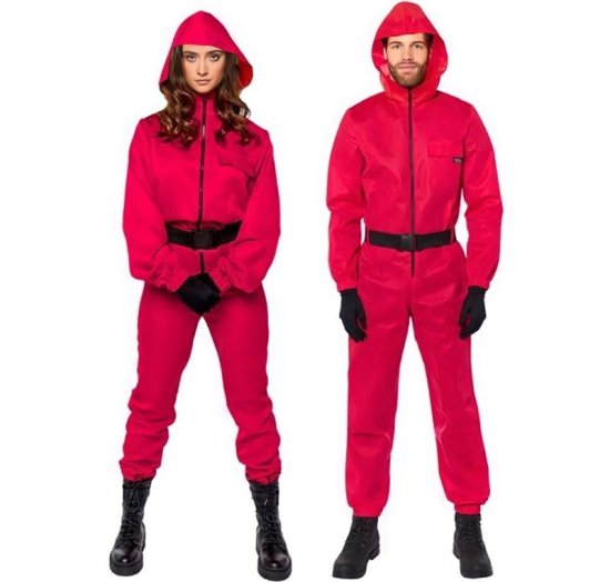 Firkant Vagt Kostume Rød til 299 kr. på Temashop.dk