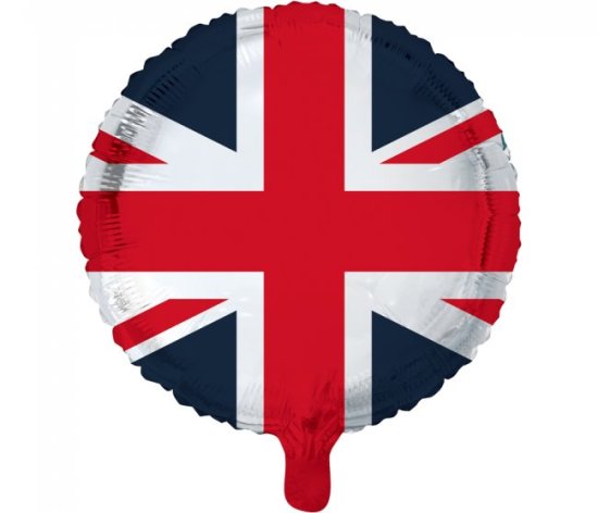Køb Engelsk Flag Folieballon til kun 29 kr | Temashop.dk